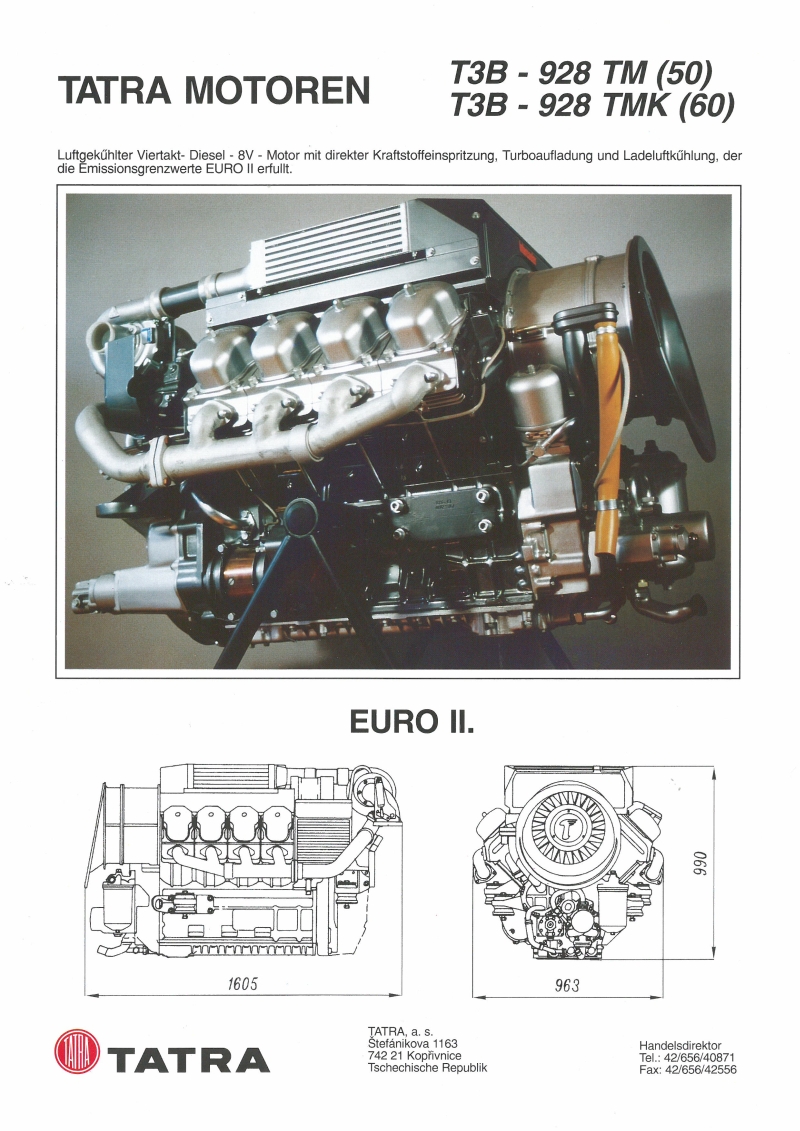 Tatra 928 Motor